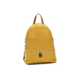 Leder Cityrucksack Florence Rucksack gelb ca. 32cm | Gr.: onesize