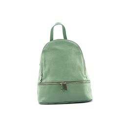 Leder Cityrucksack Florence Rucksack hellgrün ca. 32cm | Gr.: onesize