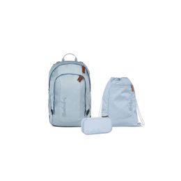 Satch Schulrucksack-Set AIR Nordic Ice Blue 3-teilig in Blau | Gr.: onesize
