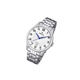Analog-Armbanduhr Festina Klassik silber groß (ca. 43mm) | Gr.: onesize