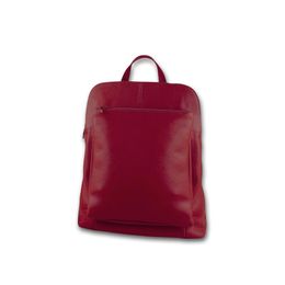 Leder Cityrucksack Florence Rucksack dunkelrot ca. 30cm | Gr.: onesize