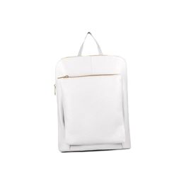 Leder Cityrucksack Florence Rucksack weiß ca. 30cm | Gr.: onesize