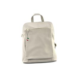 Leder Cityrucksack Florence Rucksack beige ca. 30cm | Gr.: onesize