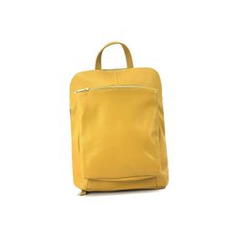 Leder Cityrucksack Florence Rucksack gelb ca. 30cm | Gr.: onesize