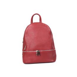 Leder Cityrucksack Florence Rucksack rot ca. 32cm | Gr.: onesize