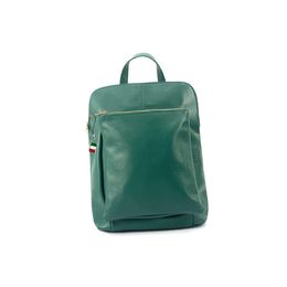 Leder Cityrucksack Florence Rucksack grün ca. 30cm | Gr.: onesize