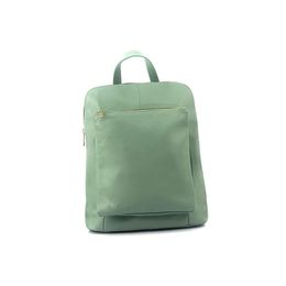 Leder Cityrucksack Florence Rucksack hellgrün ca. 30cm | Gr.: onesize
