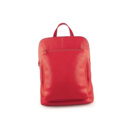 Leder Cityrucksack Florence Rucksack rot ca. 30cm | Gr.: onesize