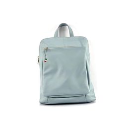 Leder Cityrucksack Florence Rucksack hellblau ca. 30cm | Gr.: onesize