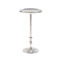 Beliani Beistelltisch MEDA in Silber - (W) 32 x (H) 61 x (L) 32 cm | Gr.: onesize