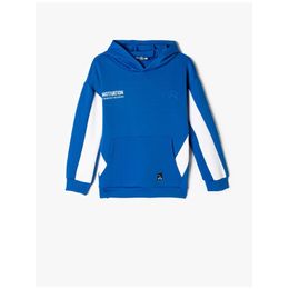 KOTON Sweatshirt in Saks Blau | Gr.: 7-8 Jahre