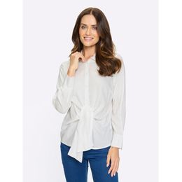 Heine Langarm-Bluse in wei&szlig; | Gr.: 34