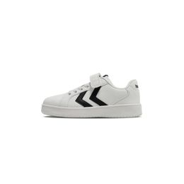 Hummel Klettverschluss Sneaker Derby Court Lebensstil Kinder in BLACK | Gr.: 30