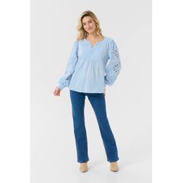 Cream Kurzarm-Bluse CRDiana Regular fit in Cashmere Blue | Gr.: 36