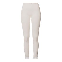 Hanro Leggings Woolen Lace in misty white | Gr.: L