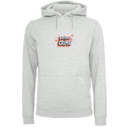 F4NT4STIC Hoodie Partner In Crime Valentinstag Partner Design in grau meliert | Gr.: XL