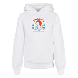 F4NT4STIC Basic Kids Hoodie Japanischer Shiba Inu Hund in weiß | Gr.: 146/152