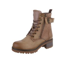 Ital-Design High Heel in Hellbraun | Gr.: 39