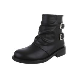 Ital-Design Stiefelette in Schwarz | Gr.: 41