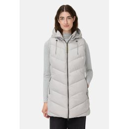Camel Active Weste mit abnehmbarer Kapuze in Silber | Gr.: 46