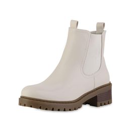 VAN HILL Klassische Stiefeletten Kristin in Beige | Gr.: 36