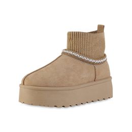 VAN HILL Winter Boots Leona in Khaki | Gr.: 39