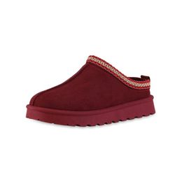 VAN HILL Pantoffeln Penelope in Burgund | Gr.: 39