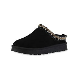 VAN HILL Pantoffeln Penelope in Schwarz | Gr.: 37