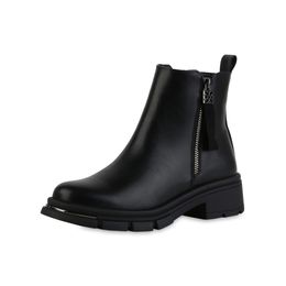 VAN HILL Klassische Stiefeletten Juniper in Schwarz | Gr.: 37