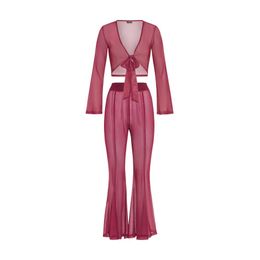 LSCN BY LASCANA Langarmshirt in dark berry | Gr.: 42