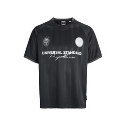 Jack & Jones JACK & JONES Junior T-Shirt 'Cover Retro Football' in schwarz | Gr.: 140