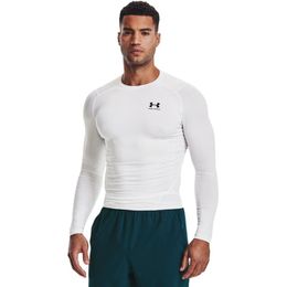 Under Armour Longsleeve "HeatGear Armour Langarm-Oberteil" in Wei&szlig; | Gr.: 3XL