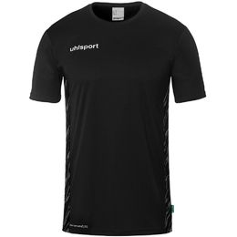 Uhlsport Sportshirt "Progressive 28 Poly Shirt Kurzarm" in Schwarz | Gr.: 128