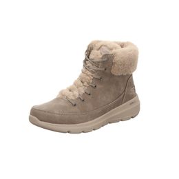 Skechers Schnürstiefel in beige | Gr.: 40