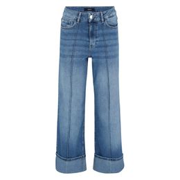 Zero Jeans weites Bein mit Umschlag 28 Inch in Blue Used Denim | Gr.: 38