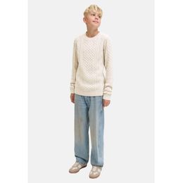 Jack & Jones JACK & JONES Junior Strickpullover 'Lusean' in creme | Gr.: 164
