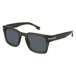 BOSS 1625/S | Herren-Sonnenbrille | Fassung: Vollrand, Quadratisch, Acetat, Grün | Glasfarbe: Grau