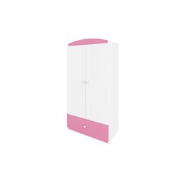 Höffner Kleiderschrank Babydream rosa/pink Maße (cm): B: 90 H: 181,2 » Höffner