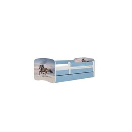 H&ouml;ffner Bett Pferd blau Ma&szlig;e (cm): B: 90 H: 61 &raquo; H&ouml;ffner