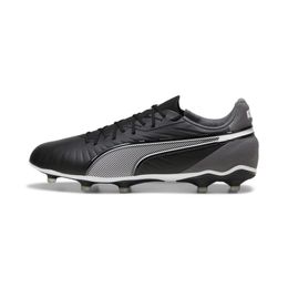 PUMA Soccer Cleats 'King Match' male size 44.5 Grey / Black / White