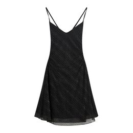Bershka Kleid Damen Gr&ouml;&szlig;e 36 schwarz / silber Winterkleid