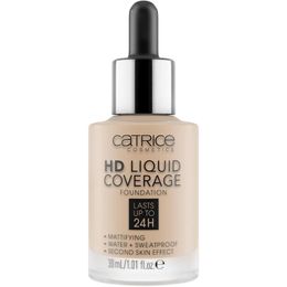 Catrice Foundation »HD Liquid Coverage Foundation« mit leichter Textur Rose Beige Hohe und gleichzeitig natürliche Deckkraft