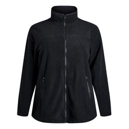Active by Zizzi Fleecejacke 'Aodi' Damen Gr&ouml;&szlig;e 11XL/12XL schwarz