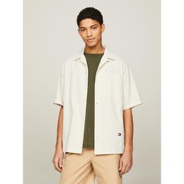 Tommy Jeans Damen Kurzarmhemd &raquo;TJM RLX SEERSUCKER CAMP SHIRT&laquo; beige M, N-Gr