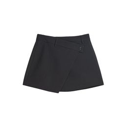 Bershka Skirt female Black size 44