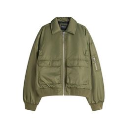 Bershka Between-Season Jacket male Green size M