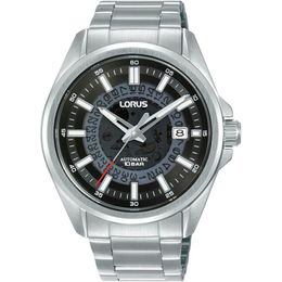 Lorus Herren Lorus Automatikuhr Armbanduhr, Herrenuhr, Datum, Edelstahlarmband silber