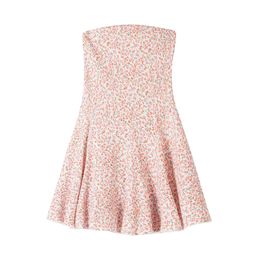Bershka Kleid Damen Gr&ouml;&szlig;e 40 oliv / flieder / pink / wei&szlig;
