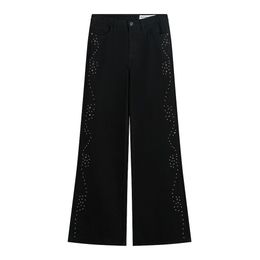 Bershka Jeans female Black size 40