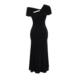 Trendyol Kleid Damen Größe 34 schwarz Winterkleid